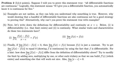 Solved Problem 2 324 Points Suppose I Told You To Prove
