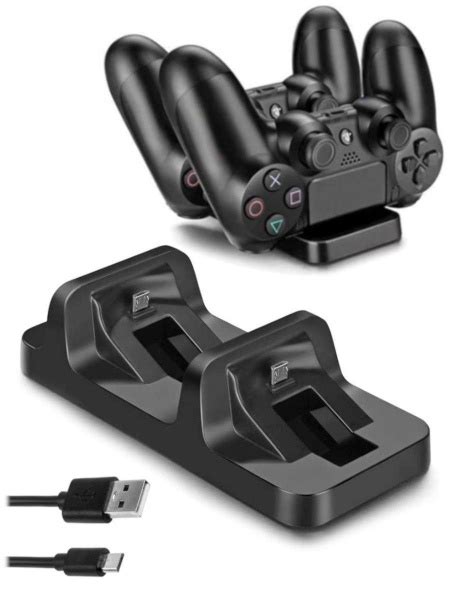 Зарядная док-станция для геймпада DualShock 4 на PS4, зарядка для ...