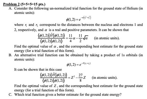 Solved Problem 2 5 5 5 15 Pts A Consider The Following Chegg Com