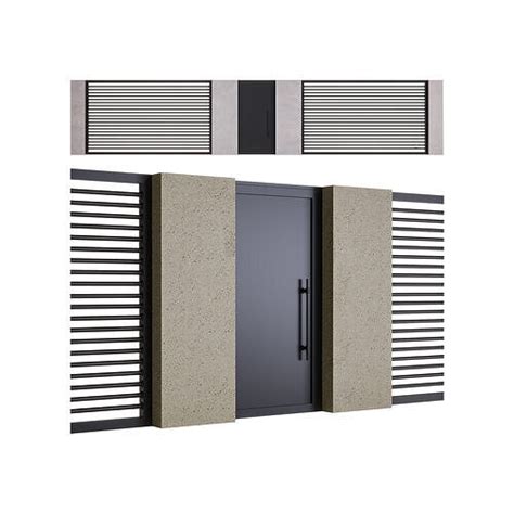 Fencing 39 3d Model Cgtrader