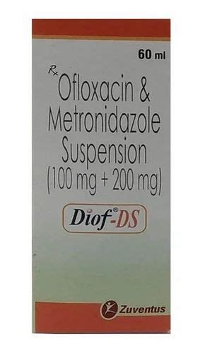 Diof Ds Suspension At ₹ 349 Bottle Ofloxacin Metronidazole Suspension In Tanuku Id