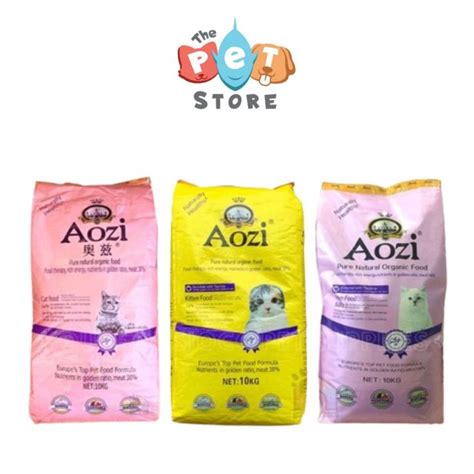 Aozi Organic Cat Food 10kg Adult Salmon Or Kitten Tuna Lazada Ph