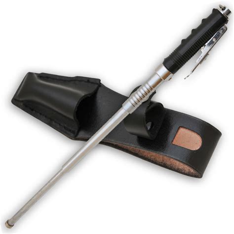 Tactical Automatic Spring Police Baton 21 Inch Silver-5H1-AS