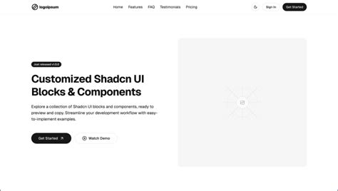 Beautiful Shadcn Landing Free Product Template Nextjs Shadcn Tailwind Template0