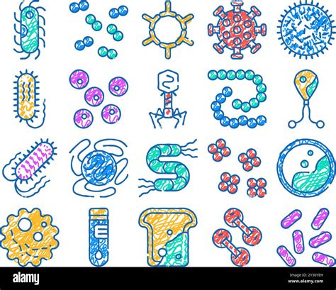 Pathogen Virus Disease Icon Hand Drawn Stock Vector Image And Art Alamy