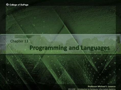 Ppt Programming And Languages Powerpoint Presentation Free Download
