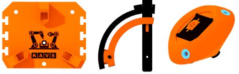 Individual Parts Of The Agile Eye A Base B Arm Assembly C Download Scientific Diagram