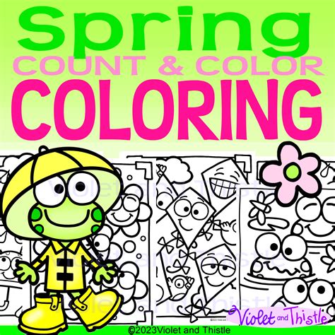 Math Spring Coloring Pages