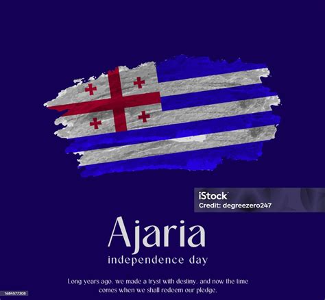 Ajaria Flag Vector Stock Illustration Download Image Now Abstract