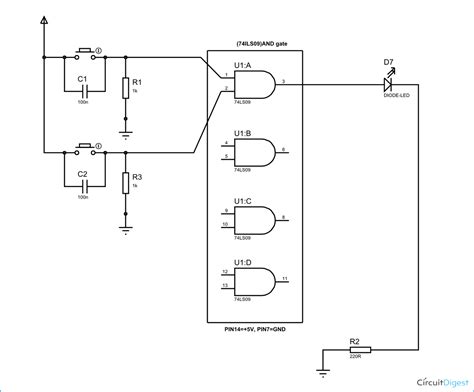 3 Input And Gate Circuit Diagram