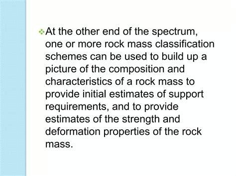 Rock Mass Classification Pptx