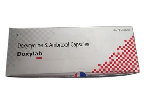 Mg Doxycycline Ambroxol Capsule At Rs Box Doxy Tablets In Lucknow ID