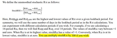 Stochastic RSI AFL AFL Programming AmiBroker Community Forum