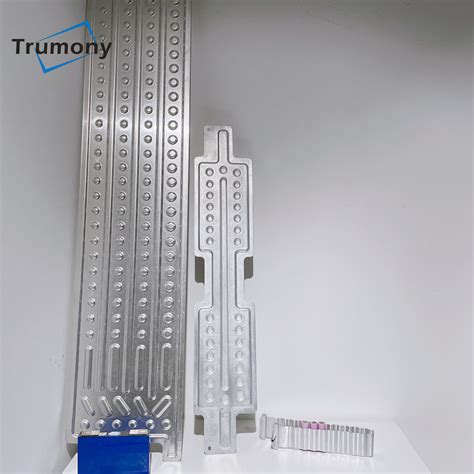 높은 강도 은 알루미늄 액체 냉각판 Ev Bess