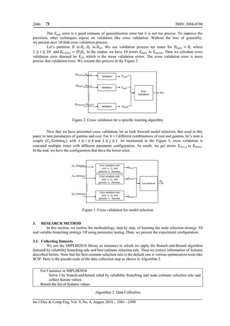 Adapted Branch And Bound Algorithm Using Svm With Model Selection Pdf