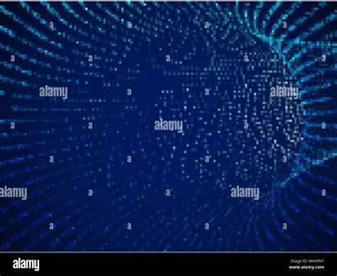 Abstract Visualization Artificial Intelligence Or Big Data Digital Technology Concept Stock
