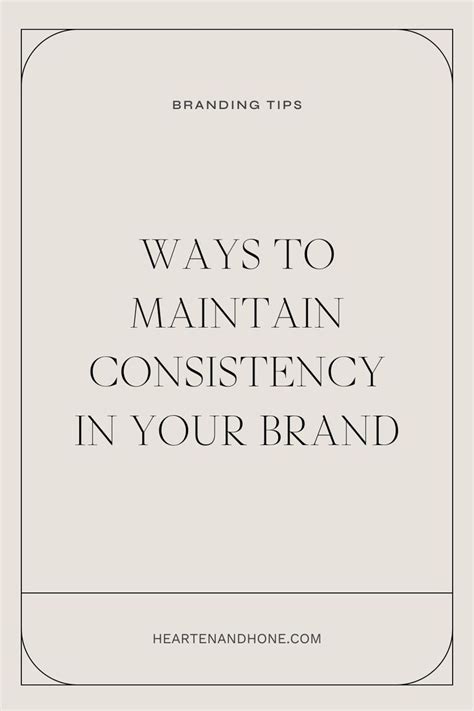 Ways To Maintain Consistency In Your Brand Branding Design For Wellness Businesses