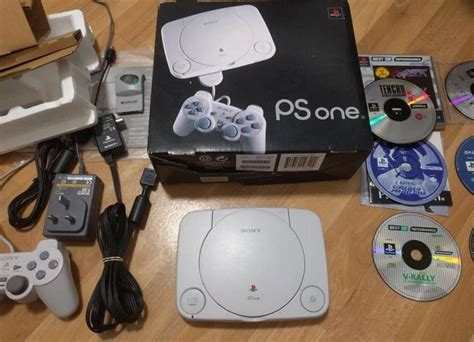 Sony Psone Console Complete In Box With Memory Card And 7 Games £5200