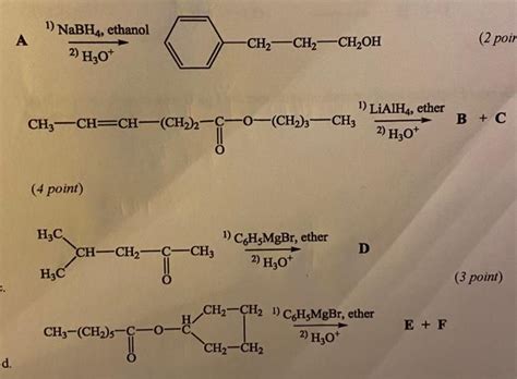 Solved Give The Structures And Name Of The Missing Compounds Chegg