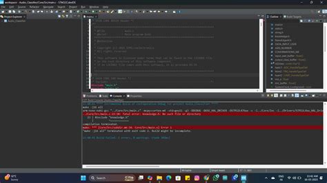 Solved Fixing Knowledgeh No Such File Or Directory Er Stmicroelectronics Community