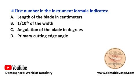Dentosphere World Of Dentistry First Number In The Instrument