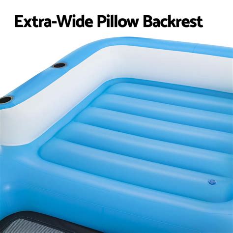 Bestway Inflatable Floating Island Float Lounger Sunshade Pool Bed 3 0 The Best Backyard