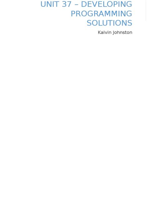 assignment unit 37 pdf compiler integrated development environment