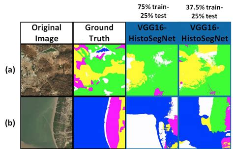 Segmentation By Vgg16 Histosegnet For Deepglobe Trained Without