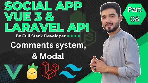 Social App Vuejs Frontend For Laravel Apis Part 8 Comment System Vue Modal Youtube