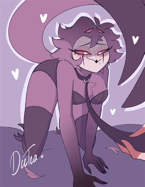 Rule 34 Blitzo Helluva Boss Collar Deetea Artist Female Stolas Helluva Boss Leash Rule 63