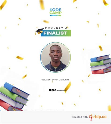 I Became A Finalist At Kodecamp Tioluwani Olubunmi Posted On The Topic Linkedin