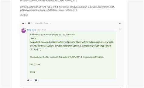 Api Macro How To Define Through Macro Desired Coordinate System For