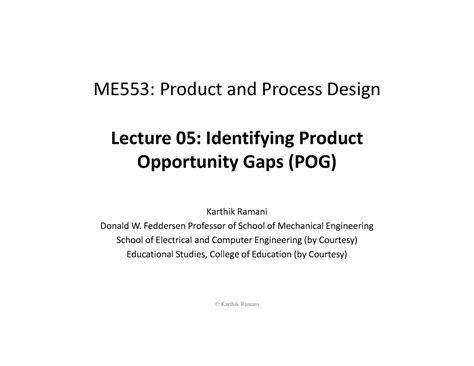 Lecture 05 Identifying POG ME 55300 Purdue Studocu