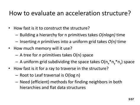 Ppt Acceleration Structures Powerpoint Presentation Free Download Id9607501