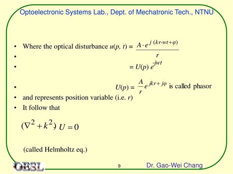 Ppt Chap 3 Foundations Of Scalar Diffraction Theory Powerpoint Presentation Id601271