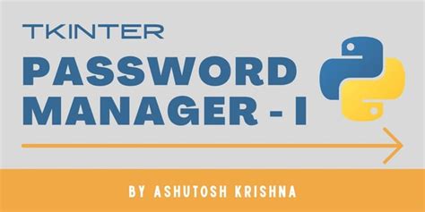 Basic Authentication In Password Manager Using Tkinter Iread Rpython