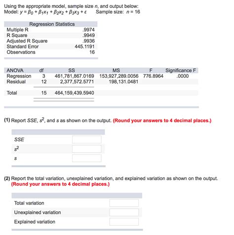 Solved Report R2 And R2 As Shown On The Output Round