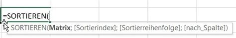 Excel Sortieren Funktion In Excel 365 Effektiv Nutzen