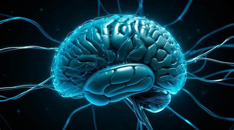 Holographic Brain Chip Revolutionizing Ai With 3d Technology Premium Ai Generated Image