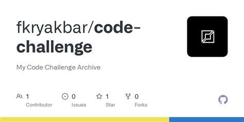 Github Fkryakbar Code Challenge My Code Challenge Archive