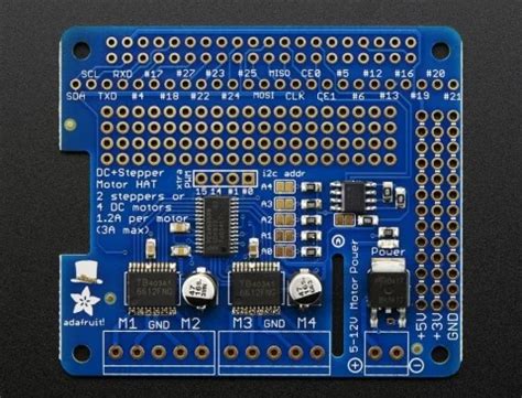 Adafruit Dc Stepper Motor Hat at 3500 00 सटपर मटर डरइवर आईस The Hobby Shop