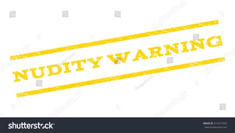 Nudity Warning Watermark Stamp Text Tag Stock Vector Royalty Free Shutterstock