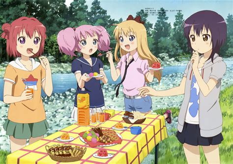 ゆるゆり赤座あかり 船見結衣 歳納京子 吉川ちなつ 壁紙 tsundora