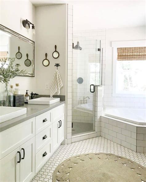 White Mosaic Floor Tiles For Bathroom Soul And Lane