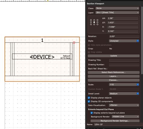 User Fields Not Showing In A Rack Elevation Connectcad Vectorworks