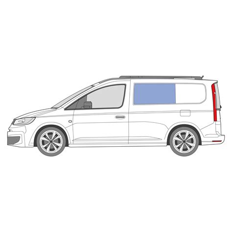 Volkswagen Caddy Maxi Lwb 2021 On Bonded Fixed Window Front Left