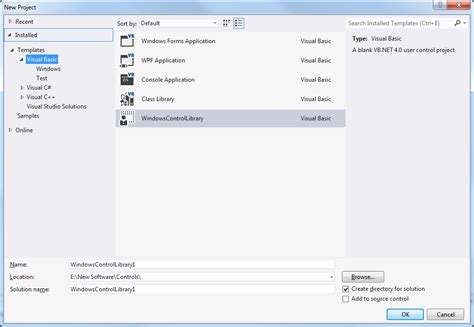 Vs2012 Express Custom And User Control Vbforums