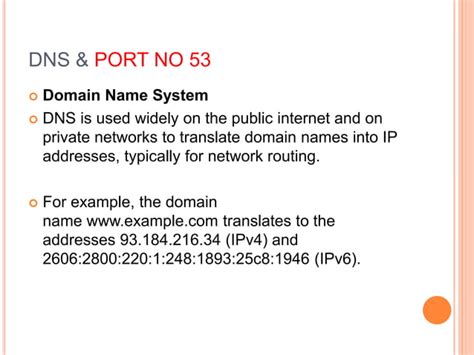 Ports And Protocols PPTX