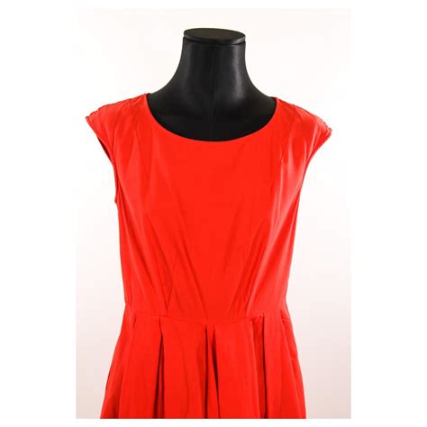 Armand Ventilo Robe Ventilo 36 Coton Rouge Ref 642769 Joli Closet