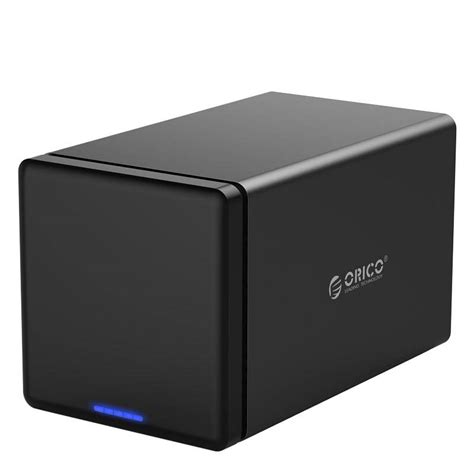Orico 4 Bay Usb Type C Hard Drive Enclosure With Raid Black Ns400rc3 Bk Mwave